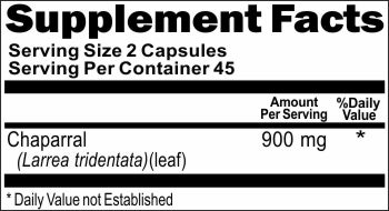 BUY 1 GET 2 FREE Chaparral 900mg 90 Capsules| thenewvitaminstop