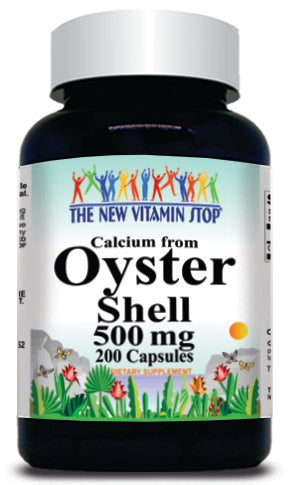 50% off Price Oyster Shell 500mg 200 Capsules 1 or 3 Bottle Price ...
