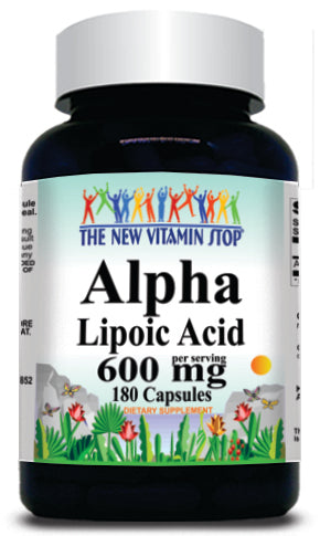 BUY 1 GET 2 FREE Alpha Lipoic Acid 600mg 90 or 180 Capsules ...