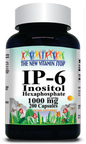 50% off Price IP-6 Inositol Hexaphosphate 1000mg 200 Capsules 1 or 3 B ...